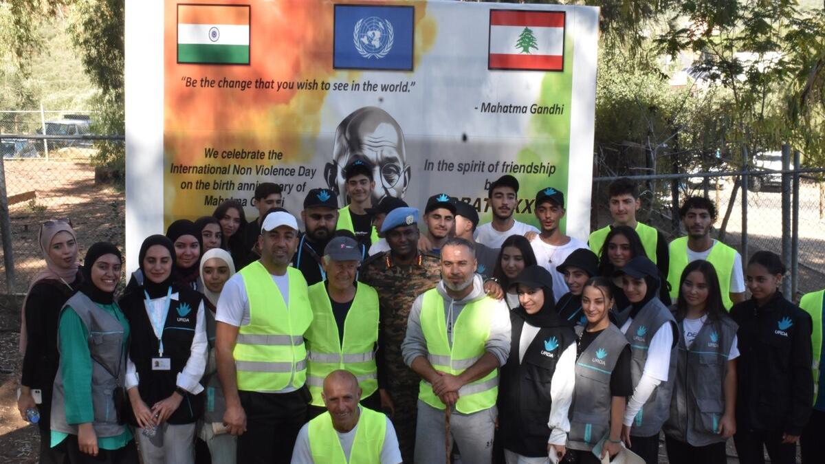 UNIFIL Indian peacekeepers lead “Walk for Peace” in South Lebanon | UNIFIL