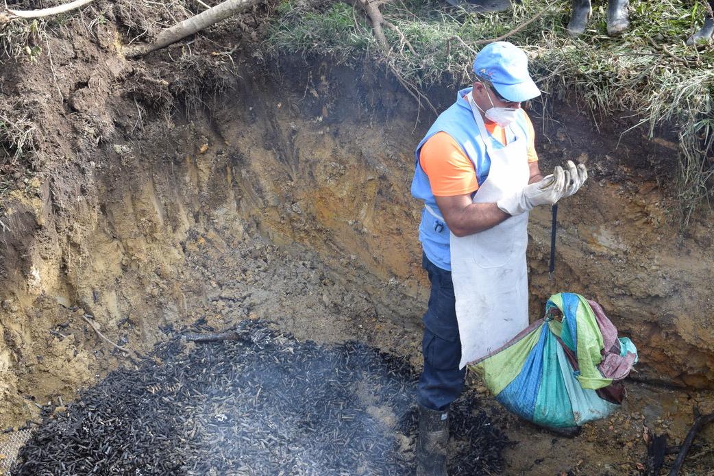 Balance of the caches extraction process from FARC-EP in accordance ...